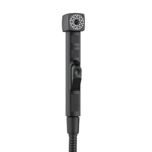 Milano Modern Square Design Handheld Bidet Sprayer Kit, Matte Black
